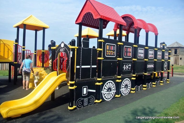 Playgrounds with Train Themes - calgaryplaygroundreview.com