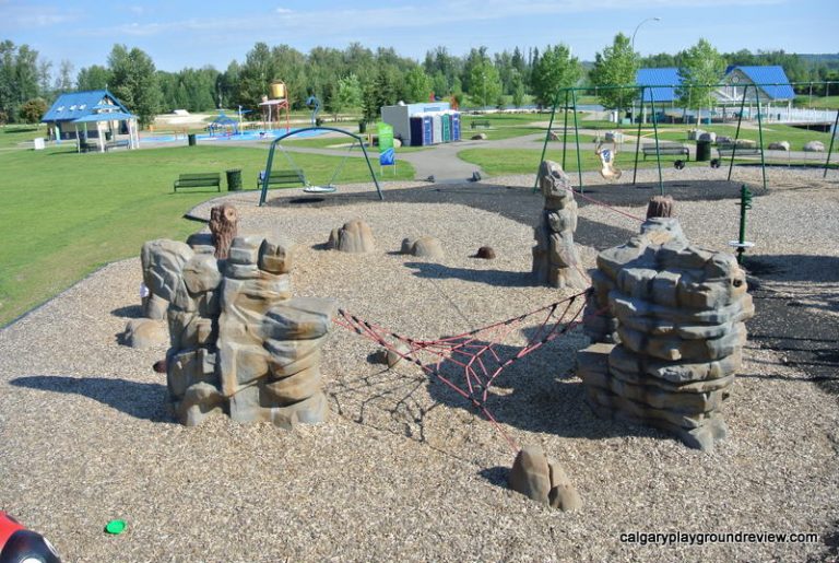 Rotary Park playground and river slides - Whitecourt, AB ...