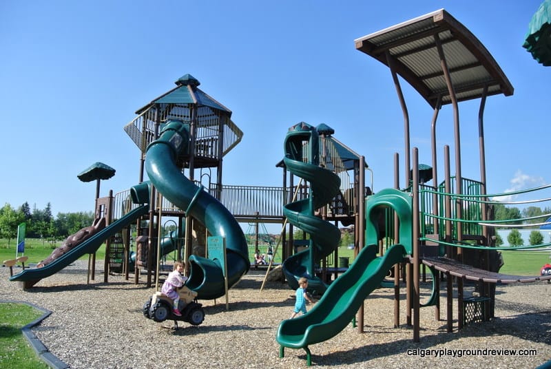 Rotary Park playground and river slides - Whitecourt, AB ...