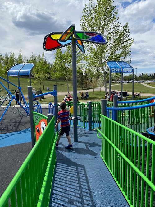 Elliston Park Inclusive Playground - calgaryplaygroundreview.com